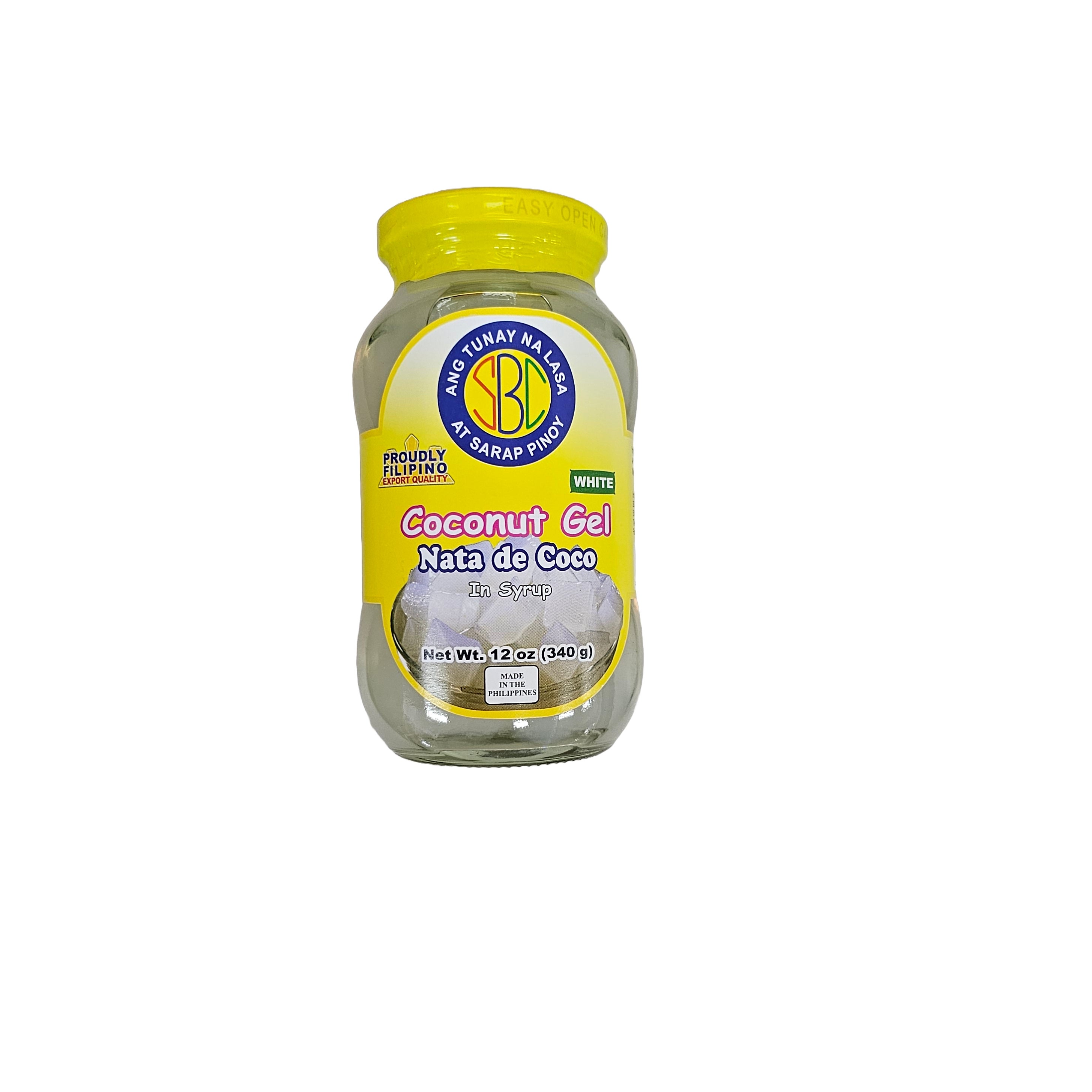 SBC Coconut Gel (Nata De Coco) WHITE 340g | The Bangketa Grocer