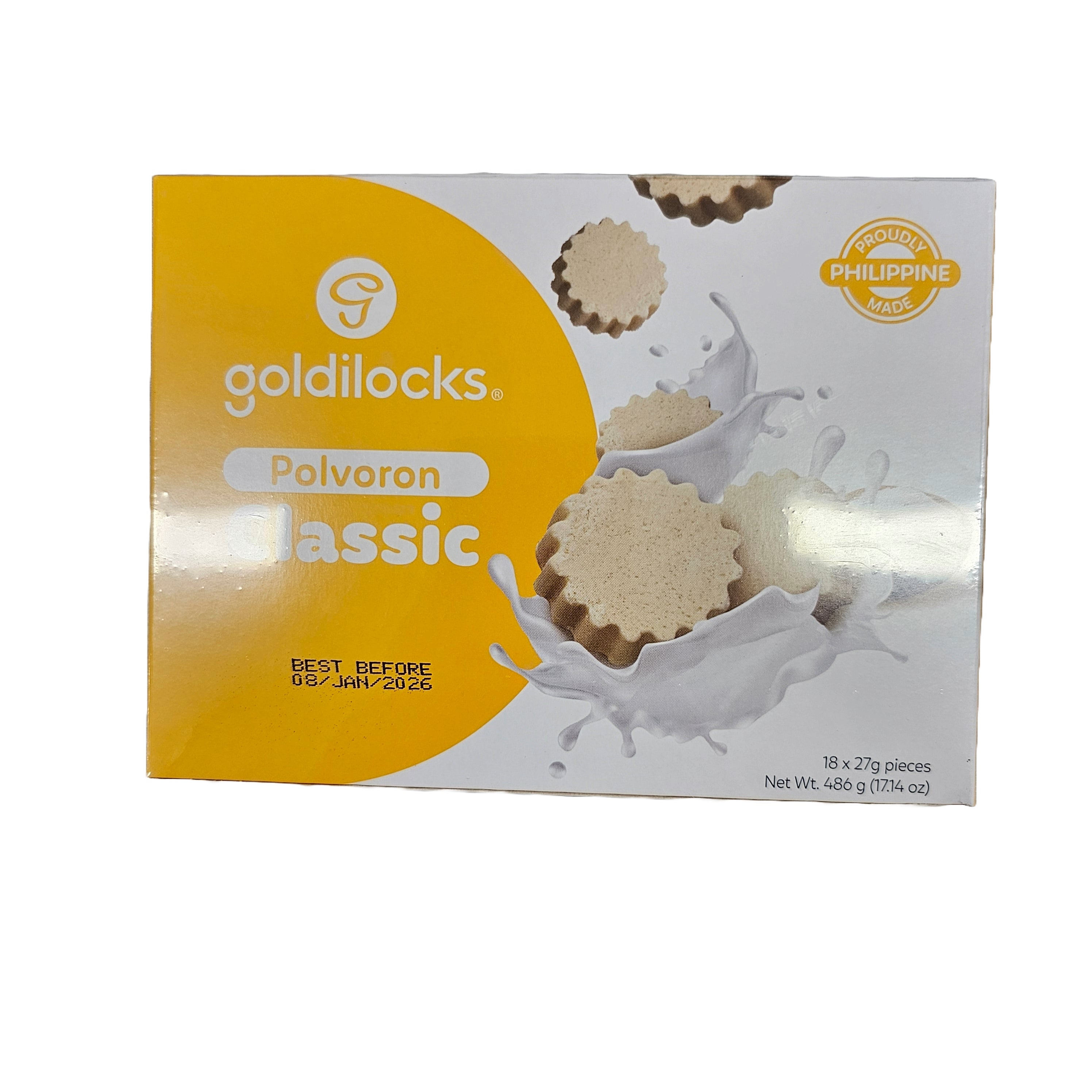 Goldilocks Polvoron Signature Classic 18 Big pcs/Box | The Bangketa Grocer